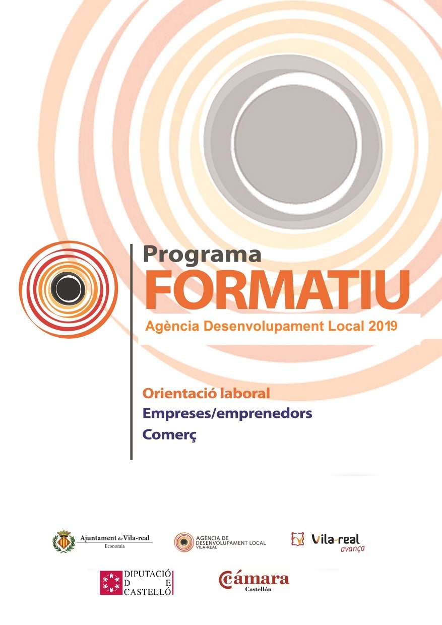 Programa formatiu Agència Desenvolupament Local 2019: Supera les teues pors a emprendre ...